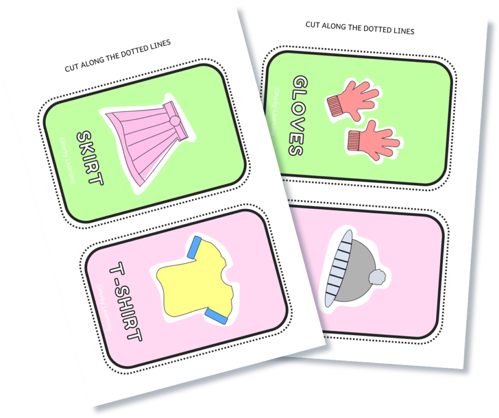 Flashcards Posters Templates 2 - Perky Learning