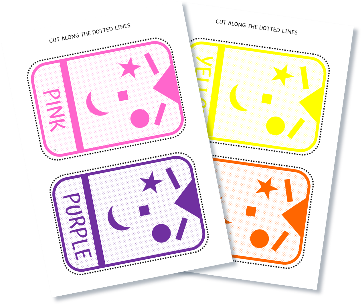 Flashcards Posters Templates 2 - Perky Learning