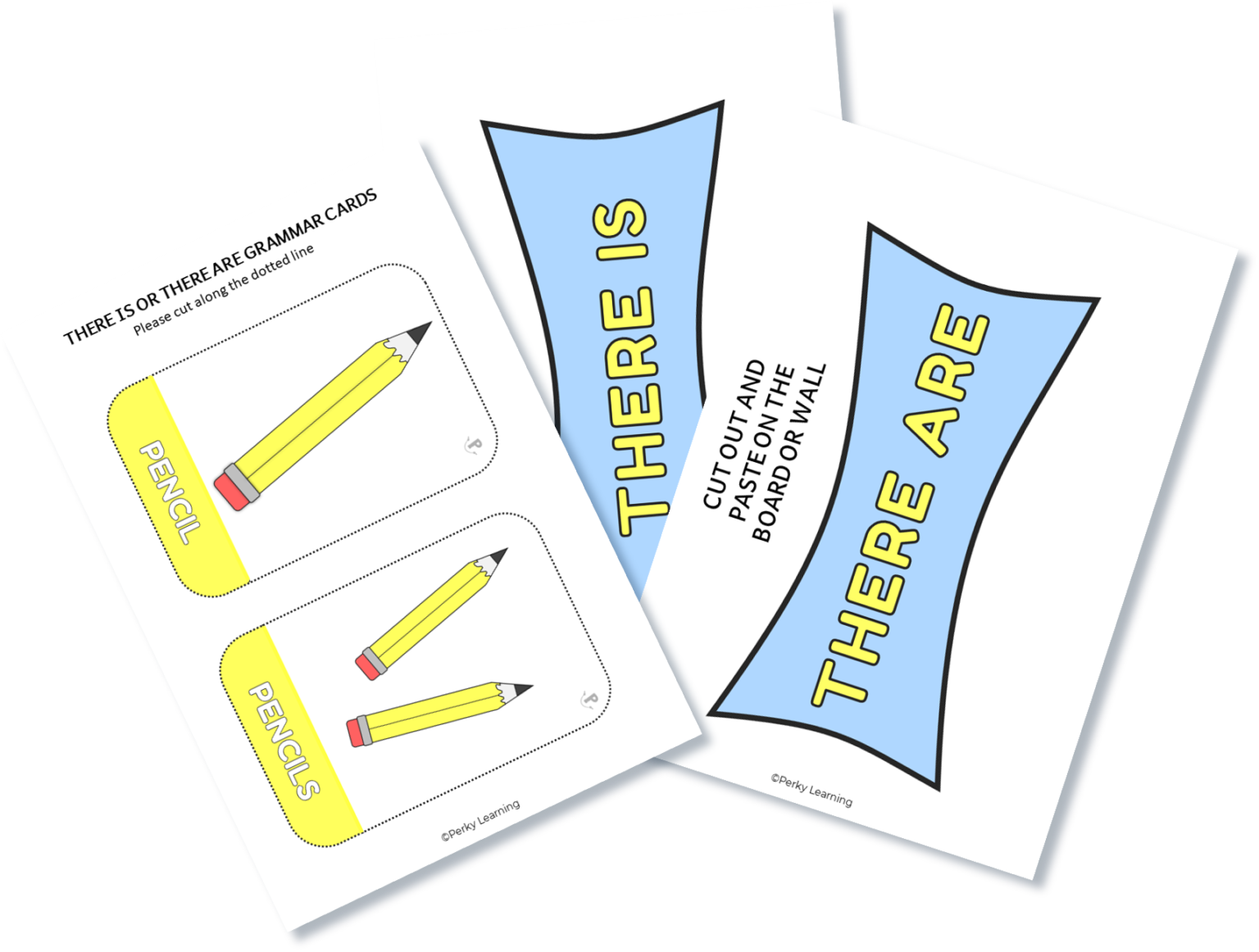 Flashcards Posters Templates 2 - Perky Learning